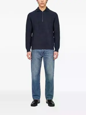 MANIFATTURE DEL NORD Half-zip Sweater