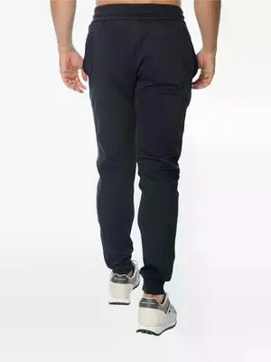 Armani Exchange Logo-tape Track Pants - Blue