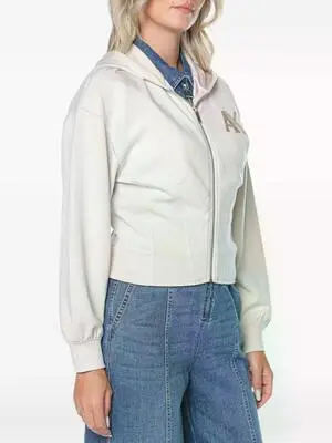 Armani Exchange Logo-patch Zip-up Hoodie