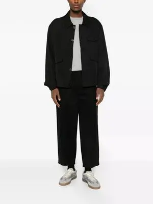 Imperial Button-up Flap-pocket Shirt Jacket
