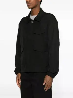 Imperial Button-up Flap-pocket Shirt Jacket