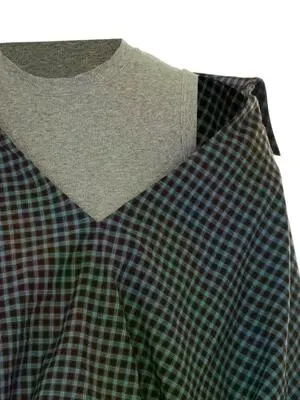 ELEH Check-pattern Crop Top