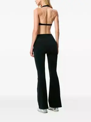 GOD SAVE QUEENS Twist-front Halterneck Legging