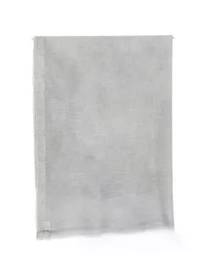 Faliero Sarti Diamante Frayed Scarf - Grey