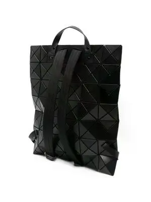 Issey Miyake Geometric-panelled Backpack - Black