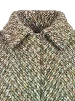 Kiton Herringbone-pattern Wool-blend Jacket