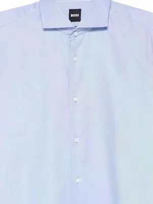BOSS Herringbone Spread-collar Shirt
