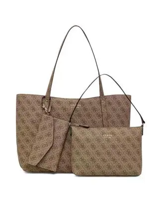 Guess Brenton Monogram-print Tote Bag