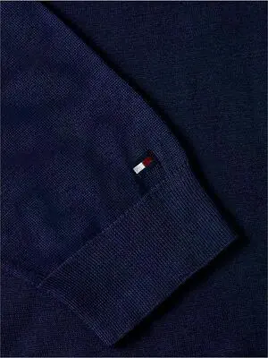 Tommy Hilfiger Logo-embroidered Crew-neck Sweater