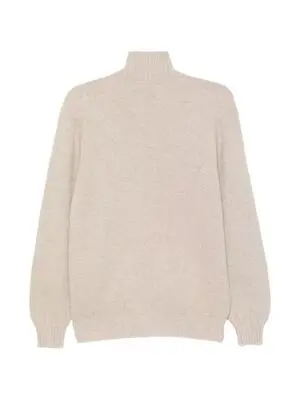 Fedeli Zip-up Waffle-knit Sweater