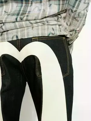 EVISU Daicock-print Jeans