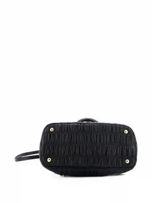 Prada Gaufre Convertible Tote Nappa Leather Small Satchel