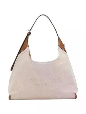 Marc Jacobs The Leather-trim Canvas Belted Sack Bag - Neutrals