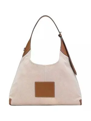 Marc Jacobs The Leather-trim Canvas Belted Sack Bag