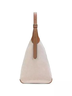 Marc Jacobs The Leather-trim Canvas Belted Sack Bag