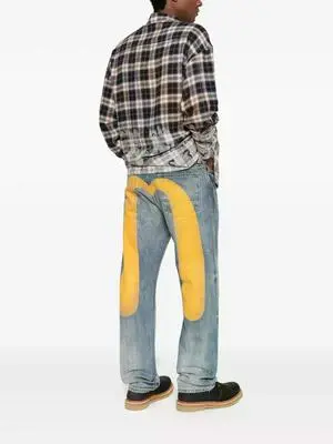 EVISU Daicock-print Jeans