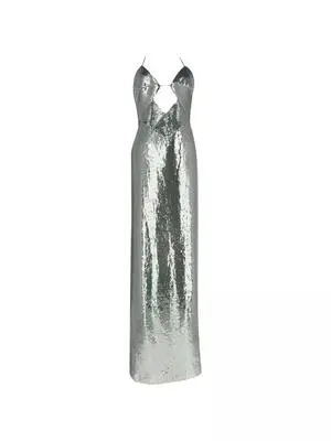 Galvan Kite Sequined Cutout Maxi Dress