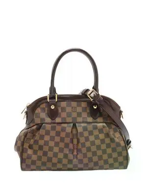 LOUIS VUITTON 2010 Pm Trevi Damier Ebene Canvas Tote Bag - Brown