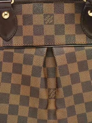 LOUIS VUITTON 2010 Pm Trevi Damier Ebene Canvas Tote Bag - Brown