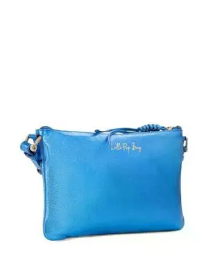 V°73 Metallic Leather Shoulder Bag - Blue