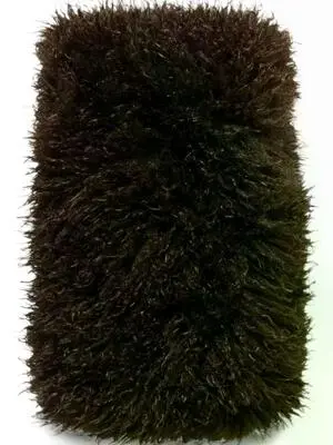 GESTUZ Buckle-fastening Faux-fur Scarf