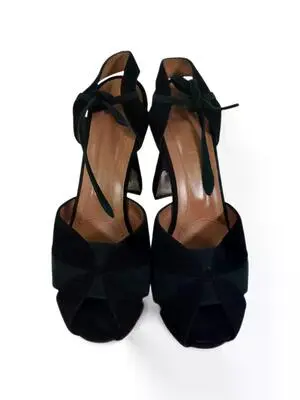 Marni Ribbon Strap Peep-toe Pumps
