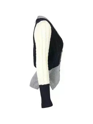 Thom Browne 4 Bar Cable-knit Cardigan