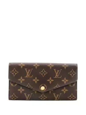 LOUIS VUITTON Sarah Wallet Nm Monogram Canvas Small Wallets - Brown