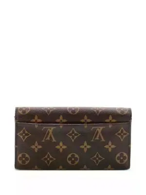 LOUIS VUITTON Sarah Wallet Nm Monogram Canvas Small Wallets - Brown