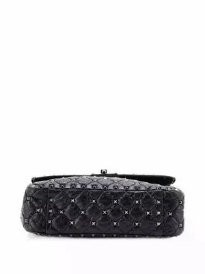 Valentino Garavani Rockstud Spike Flap Bag Quilted Leather Medium Crossbody Bag