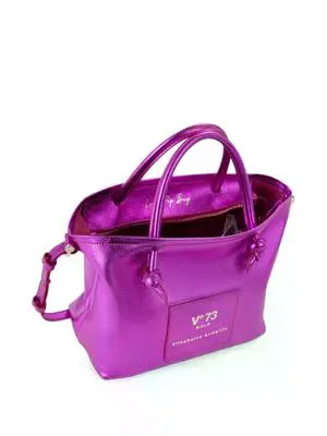 V°73 Elly Pop Metallic Leather Shoulder Bag