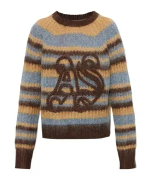 ALLSAINTS Logo Striped Sweater - Multicolor