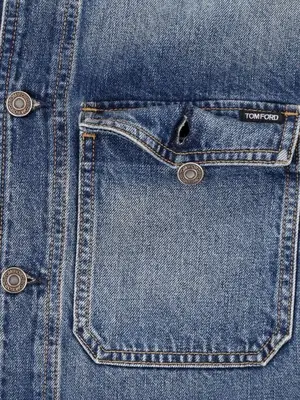 TOM FORD Denim Jacket With Front Buttons
