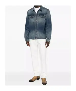 TOM FORD Denim Jacket With Front Buttons
