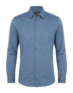 MOORER Shirt Size Cotton - Blue