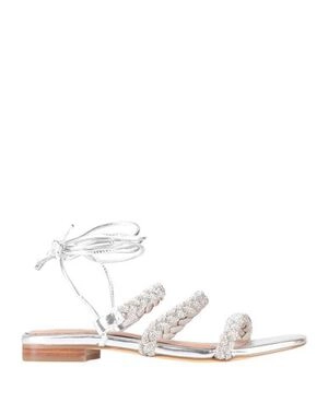 BIBI LOU Sandals Size Textile Fibers - Silver