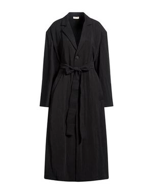 Fear Of God Overcoat & Trench Coat Size Lyocell, Polyamide - Black
