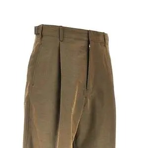 LEMAIRE Wool And Mohair Tailored Pants With Pleat