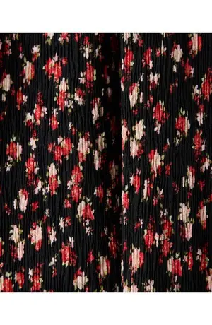 Mango Floral Print Long Sleeve Maxi Dress