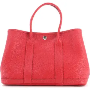 Hermès Garden Party Tote Leather 30 - Red