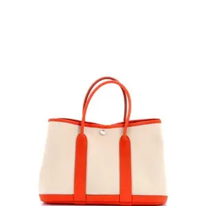 Hermès Garden Party Tote Toile And Leather 30