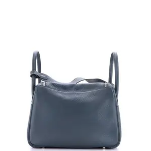 Hermès Lindy Bag Clemence 30 - Blue