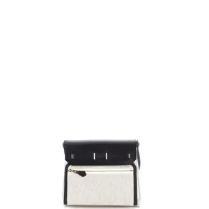 Hermès Herbag Zip Toile And Leather 20