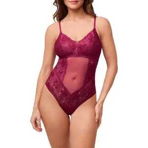 MONTELLE INTIMATES Vixen Bodysuit - Dark Cherry