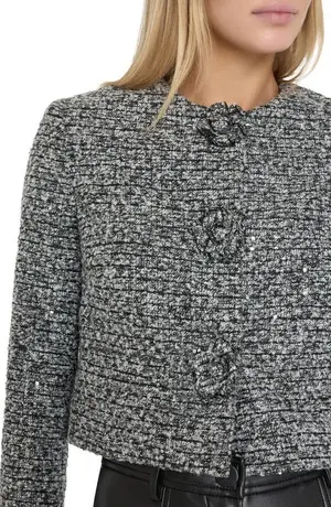 MILLY Selena Cropped Jacket