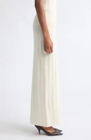 COLLEEN ALLEN Merino Wool Rib Maxi Skirt
