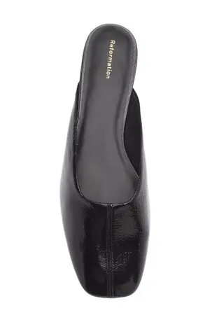 REFORMATION Inez Flat Leather Mule