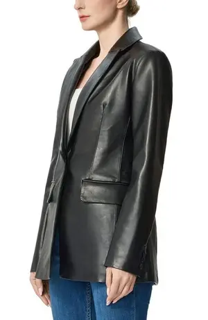 KIMI + KAI Alexie Leather Blazer