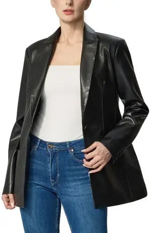 KIMI + KAI Alexie Leather Blazer