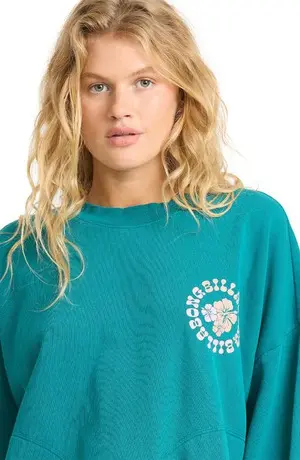 BILLABONG Pinky Keen Palm Graphic Sweatshirt
